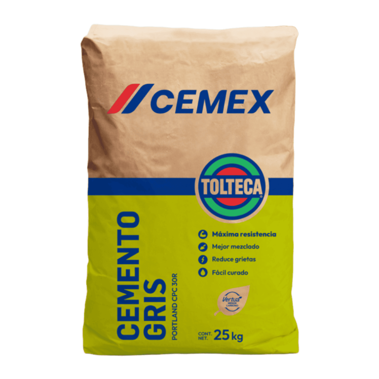CEMENTO GRIS TOLTECA 25KG CEMEX- Materiales Minerva- 2026